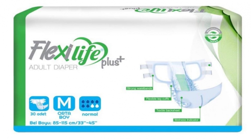 Купить Подгузники для взрослых, FLEXI LIFE Plus. в Москве по оптовым ...